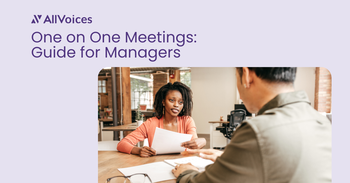 One on One Meetings: Guide for Managers | AllVoices